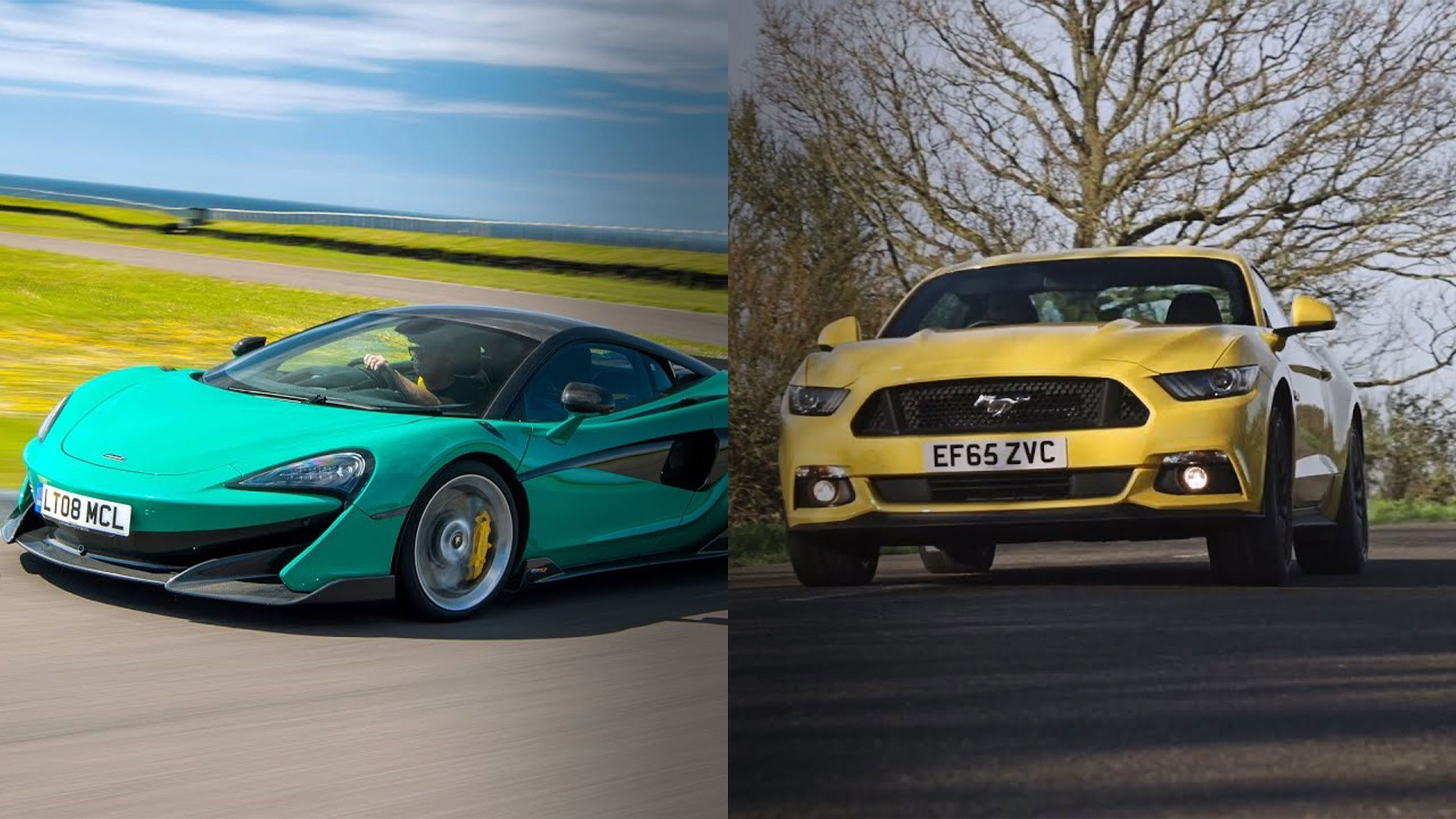 McLaren 600LT vs Ford Mustang 5.0 GT