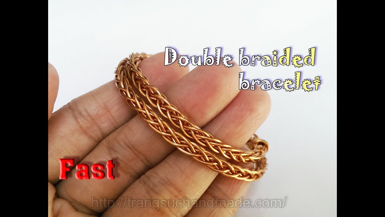 Bracelet for both men and women - Double braided bracelet - Fast ...