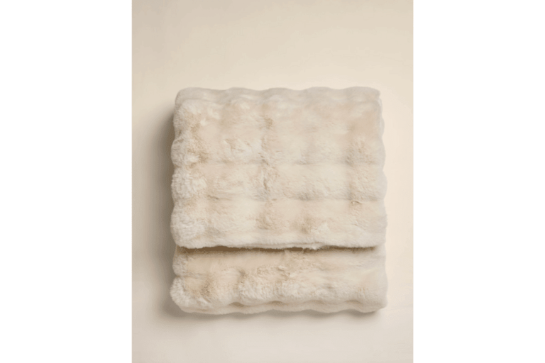 This M&S bubble faux fur throw is the most luxurious thing I own and ...