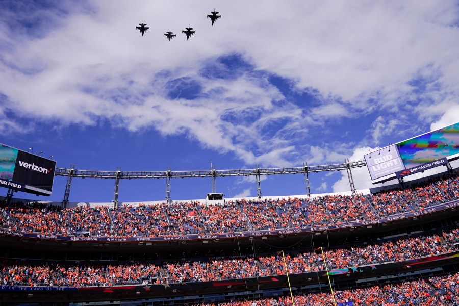 How cold will it be during the Broncos game?