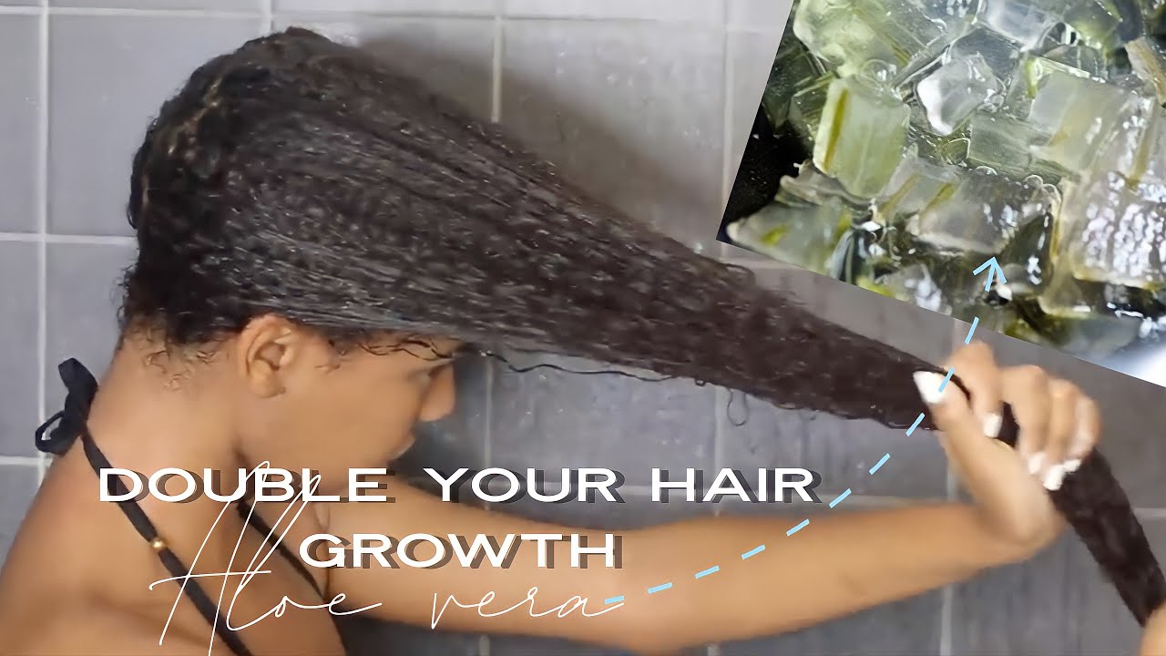 How to double your hair growth with this aloe treatment! Natural hair ...