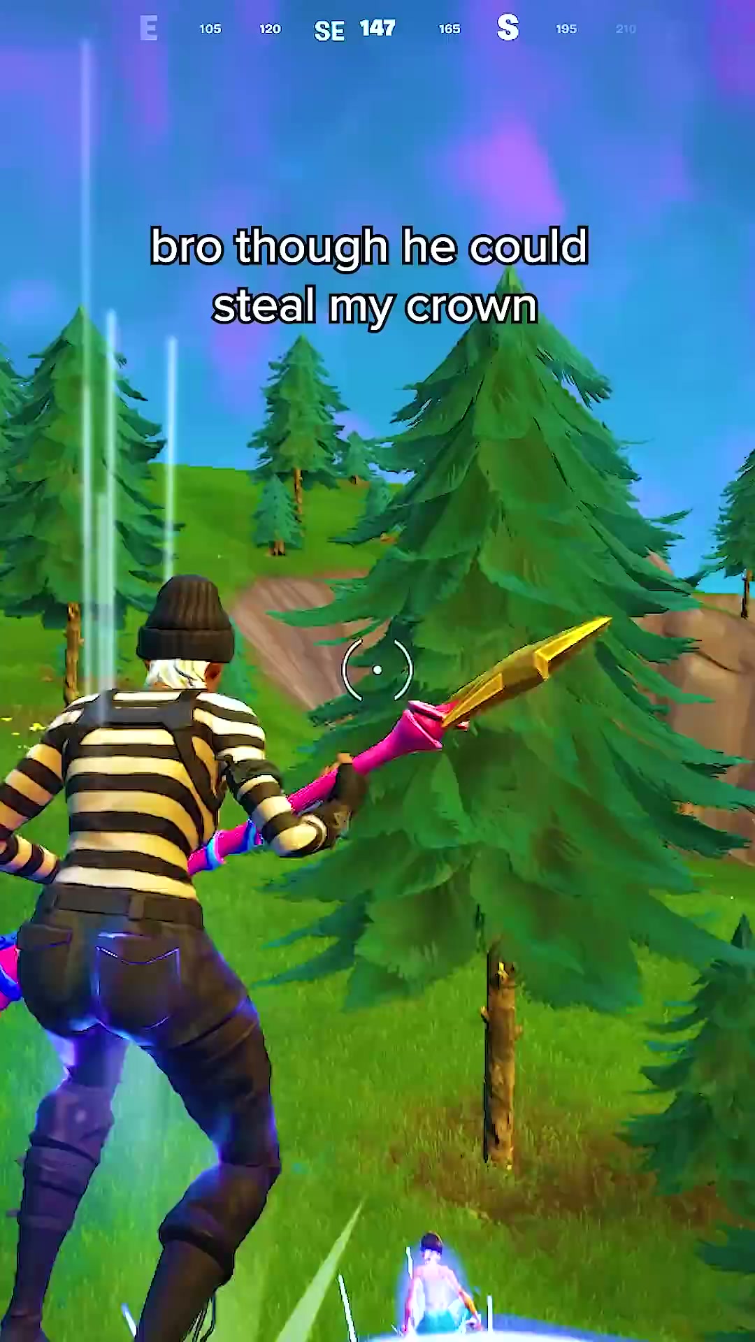 Chasing down a crown the whole game 💀