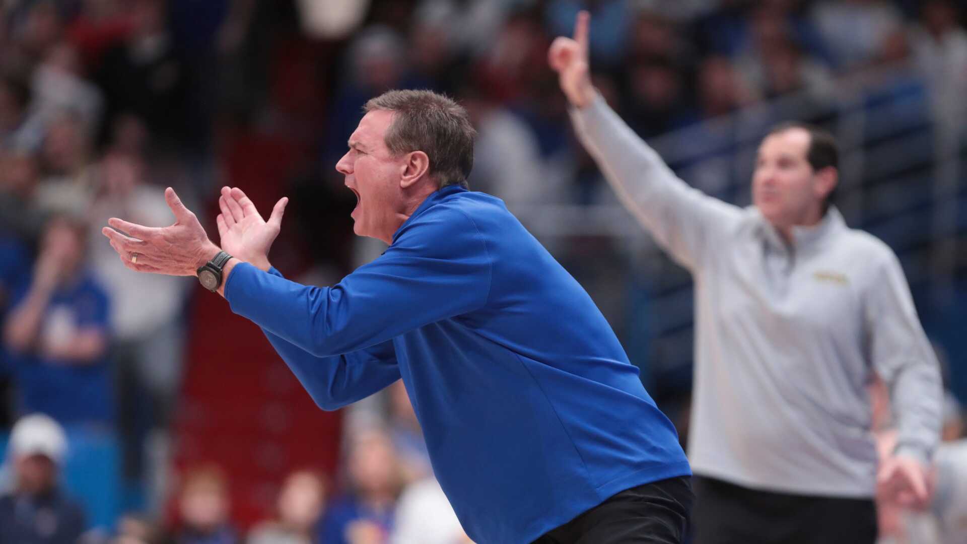 Kansas coach Bill Self plans to return vs. Kansas State, and Darryn ...