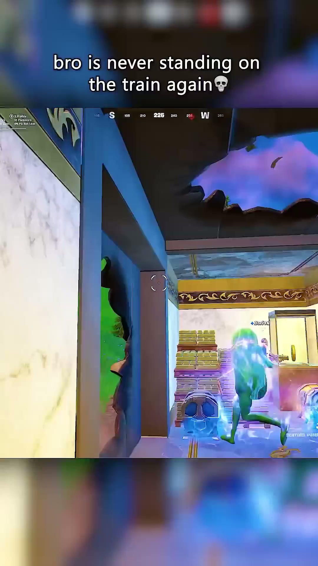 How to trap players in the train vault