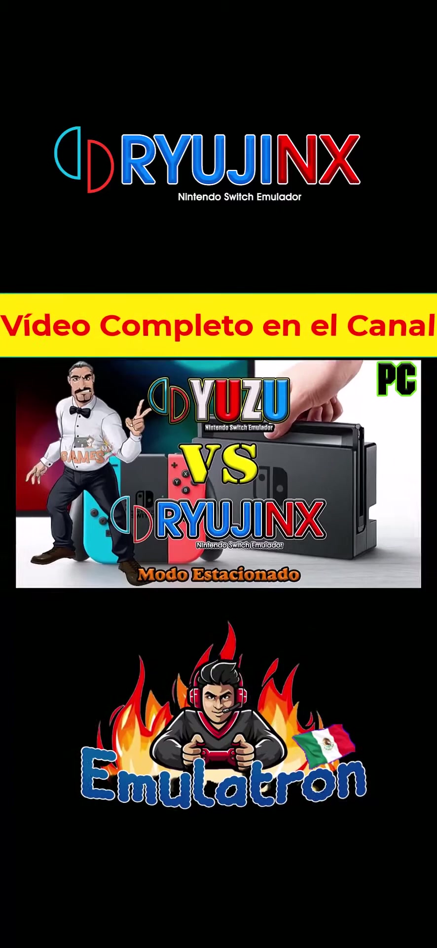Ryujinx - emulador de Nintendo Switch para PC