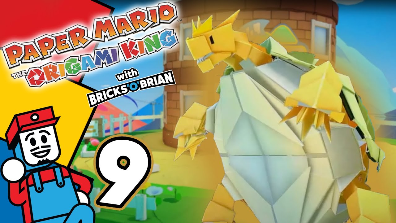 A colorful climb! - Paper Mario Origami King with Bricks 'O' Brian