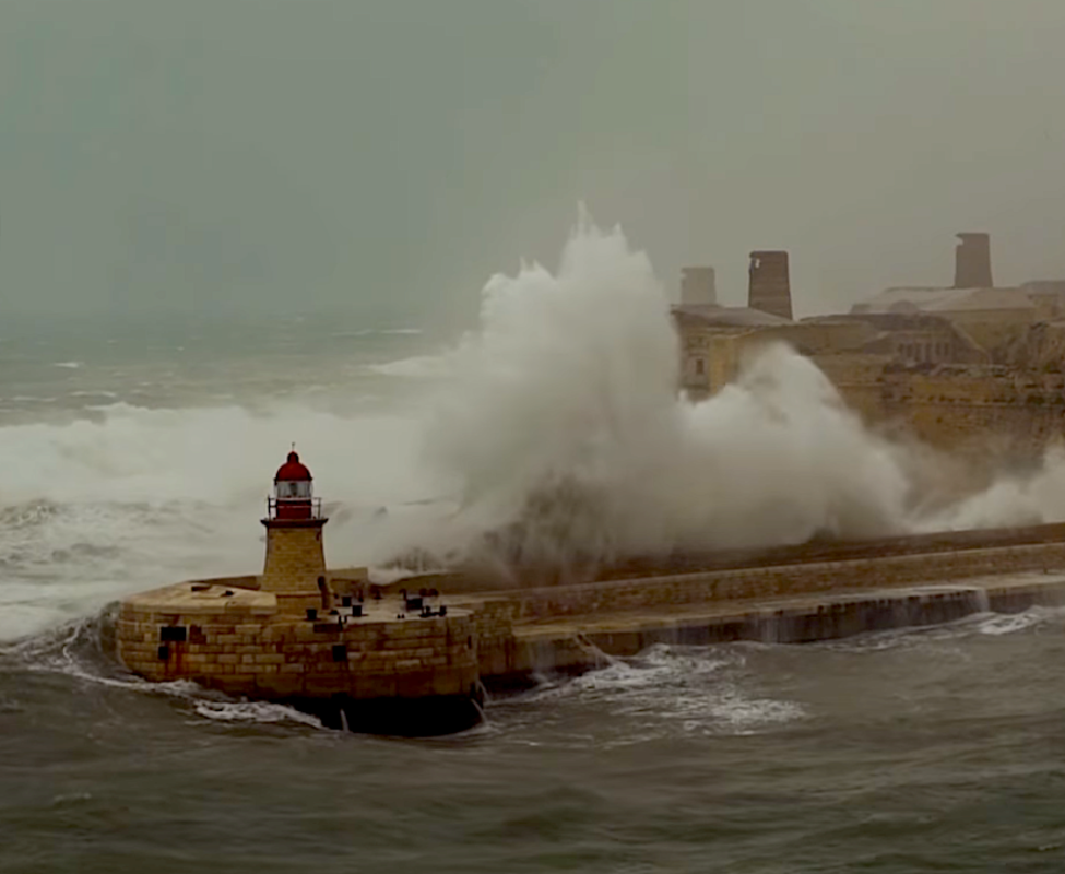 Record-breaking 52-foot wave surges in Mediterranean Sea