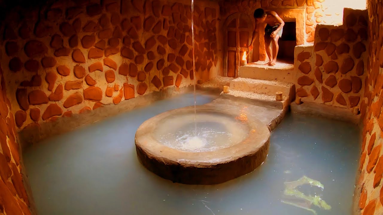 Building a hidden underground retreat: Primitive construction with ...