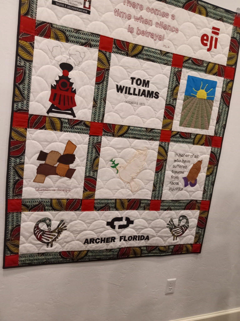 Quilts honoring Alachua County lynching victims unveiled at Matheson Museum