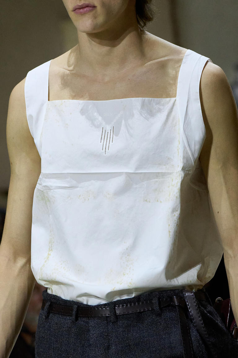 Surprise! Fashion's trying to make stains happen again—except this time ...