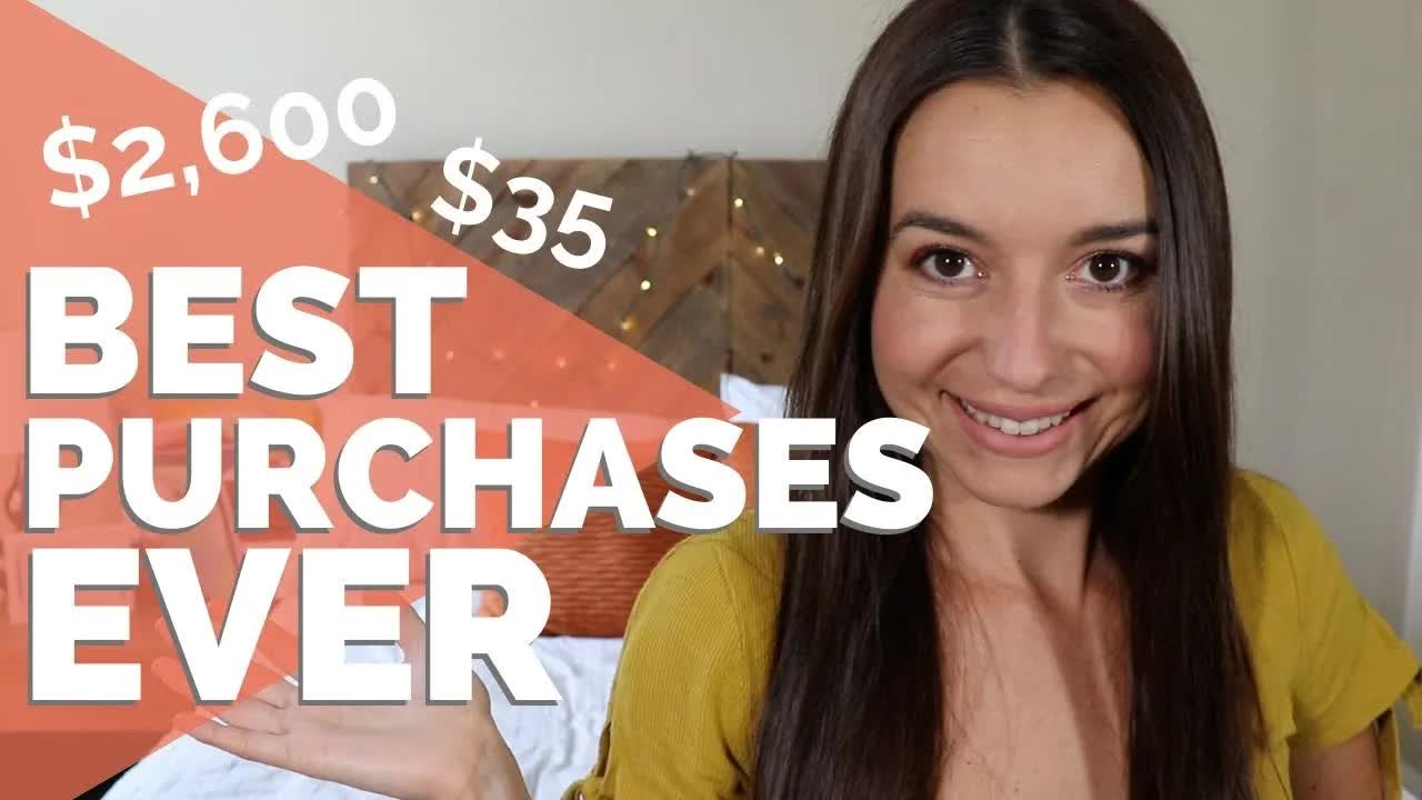 The 6 best purchases I made in my 20s!