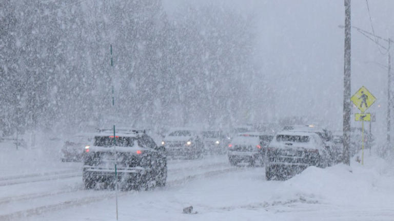 Lake snow showers and very cold Thursday afternoon