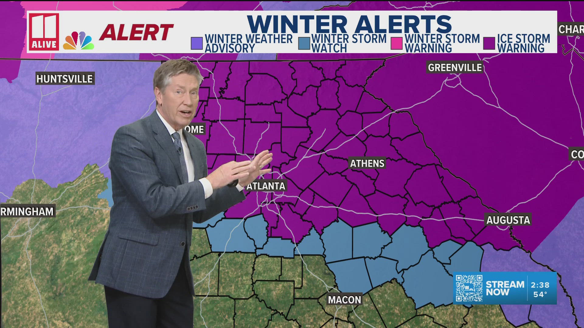 Winter storm update: Timing and ice forecast