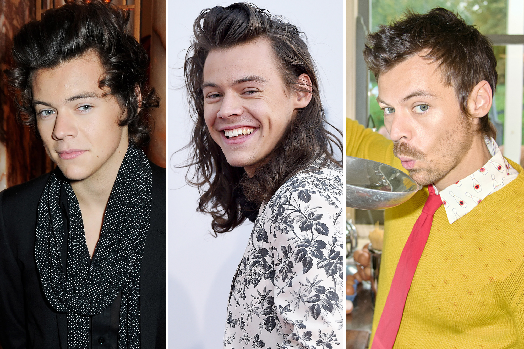 Harry Styles’ hair evolution, from floppy locks to bold buzzcut