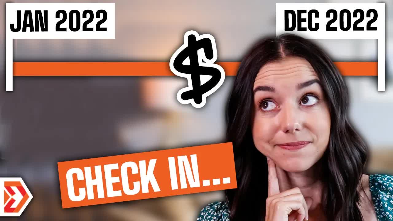 2022 mid-year financial goal check in! Are we hitting our $$ goals?