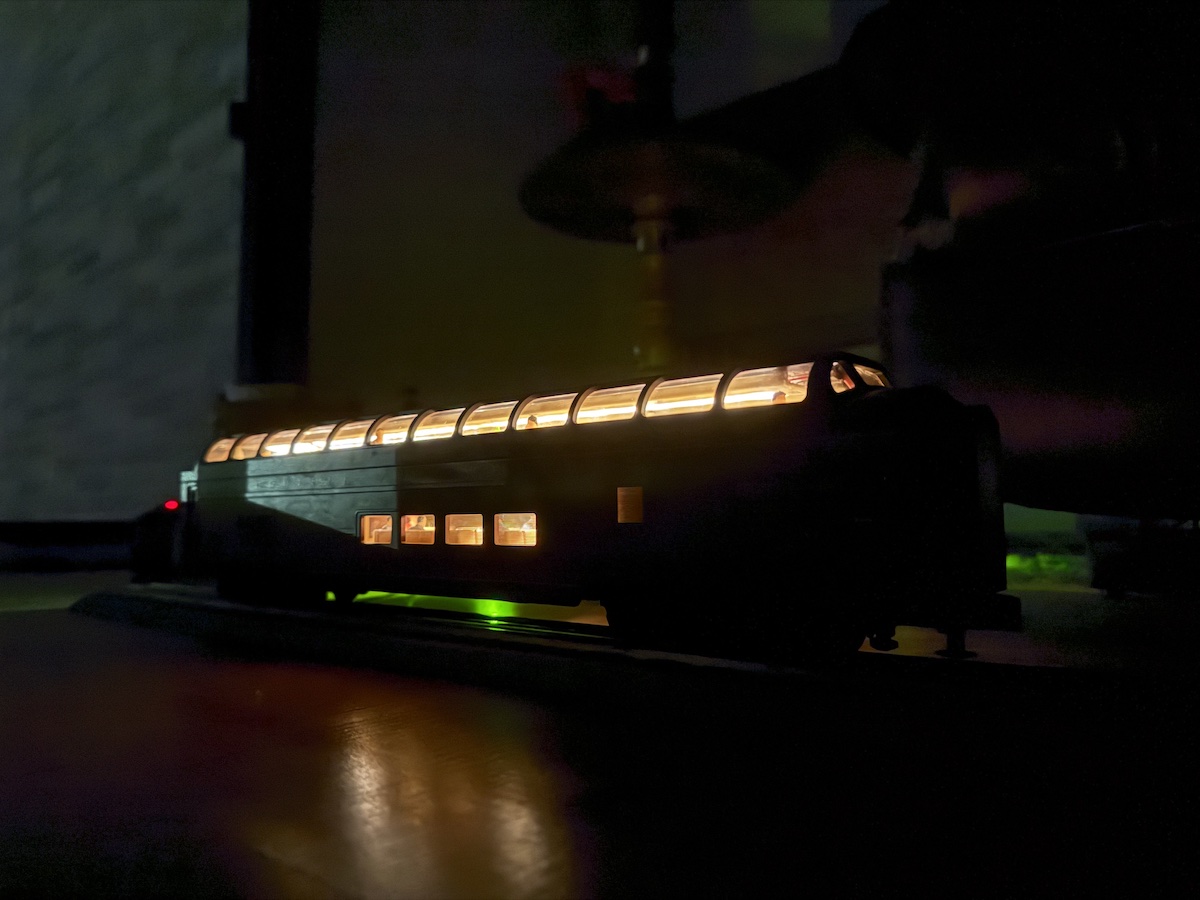 LED upgrade: MTH Premier full-length dome