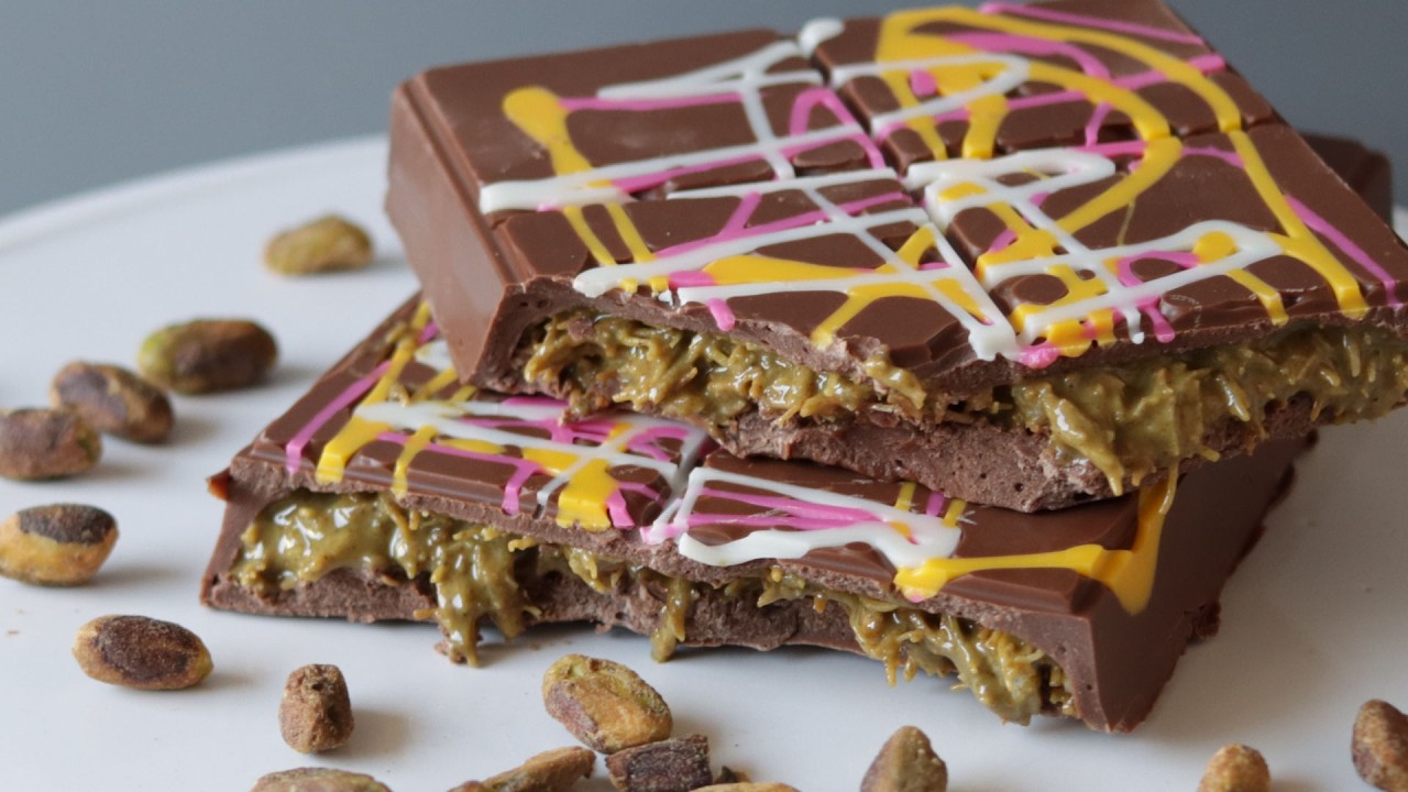 How to make the famous viral Dubai chocolate bar