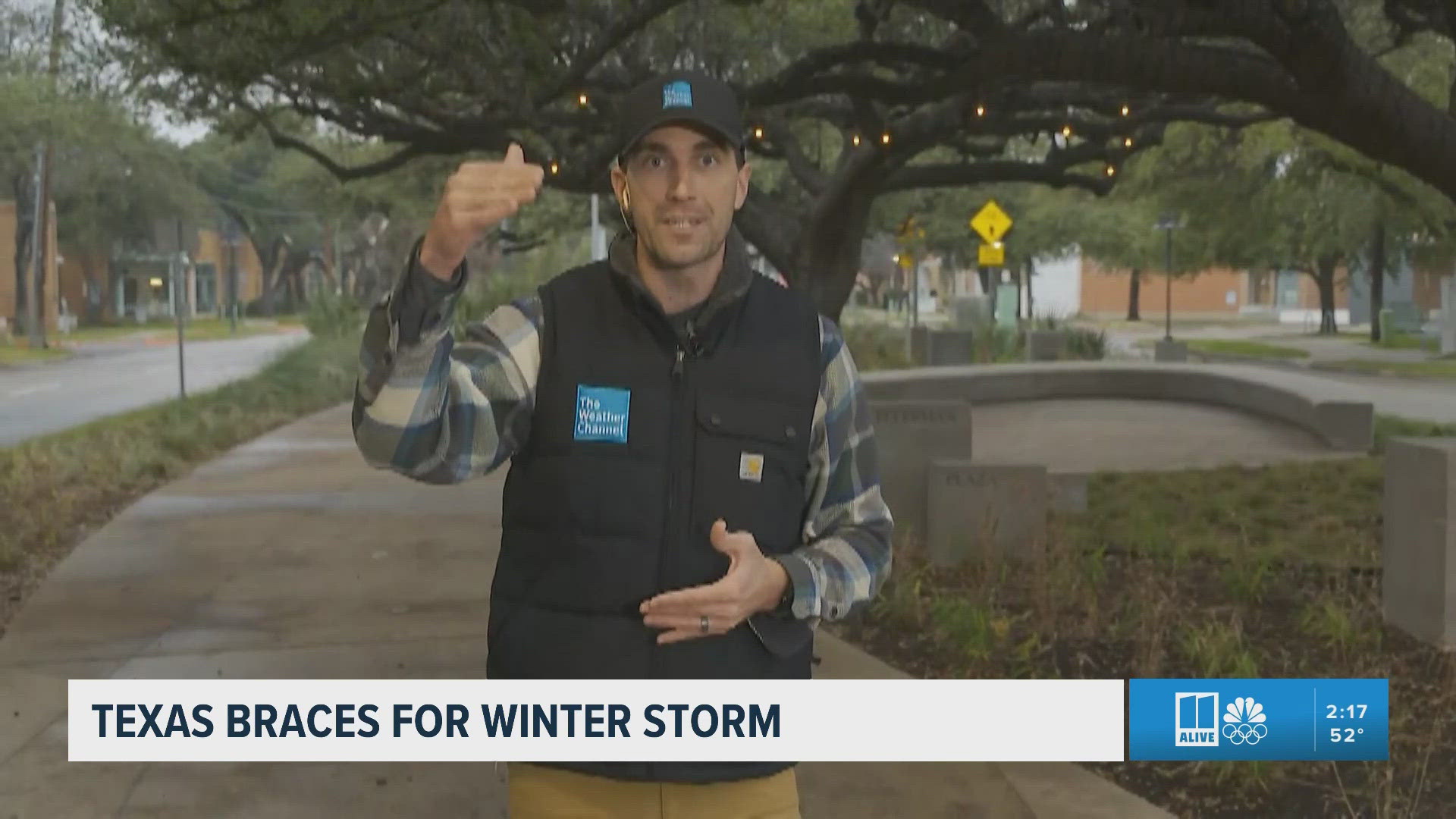Storm watch: Chris Bruin reports from Dallas