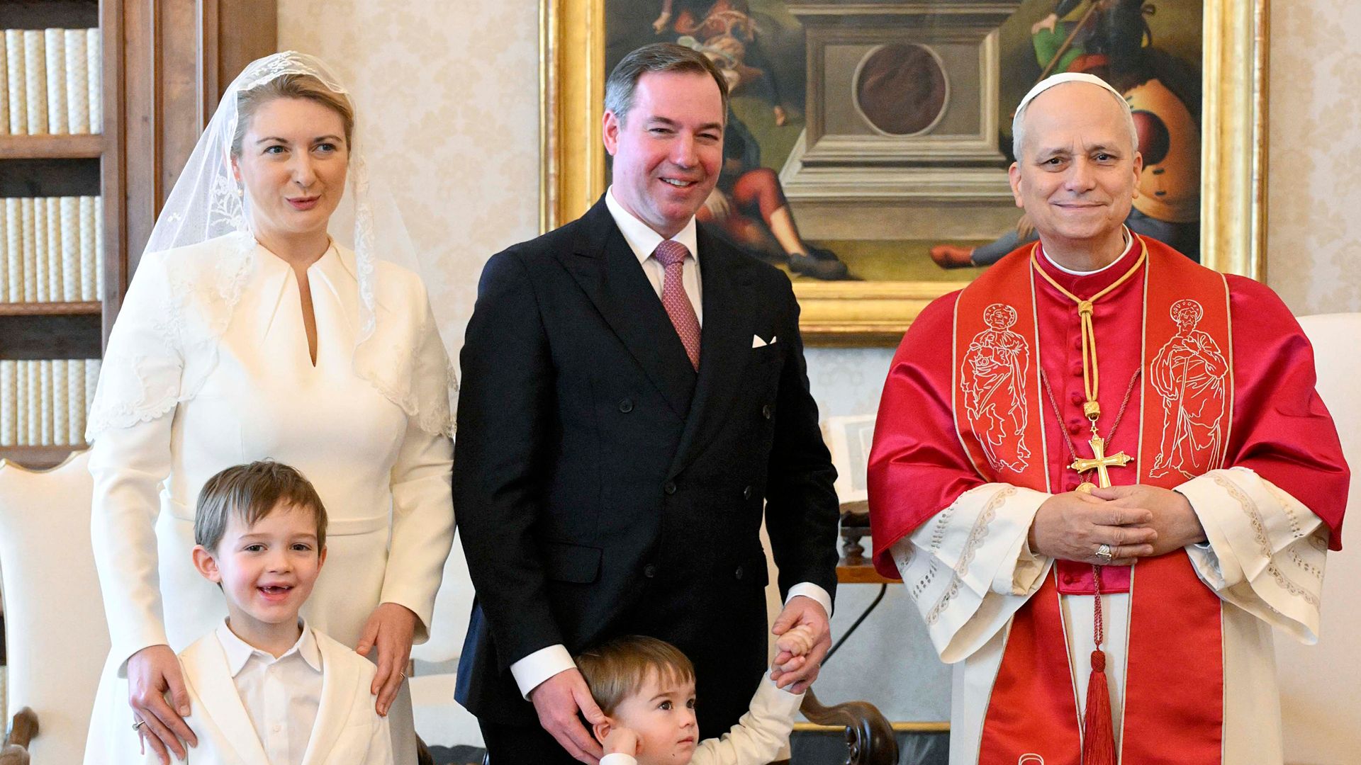 Grand Duchess Stephanie marks royal first alongside Grand Duke for ...