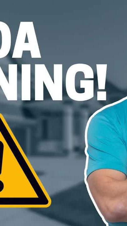 Warning: What you need to know about HOAs | YT #Shorts
