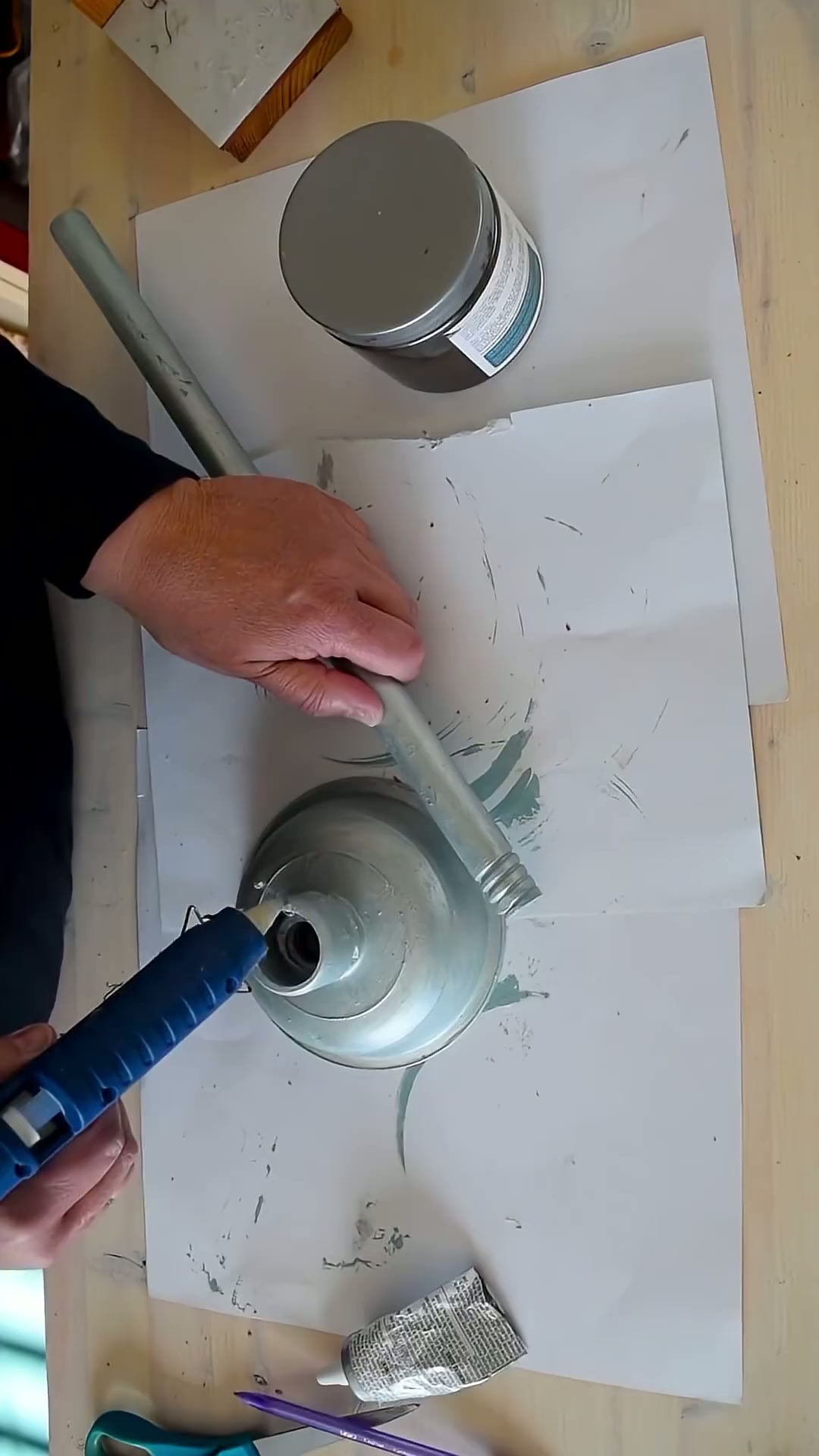 Dollar store plunger upgrade!