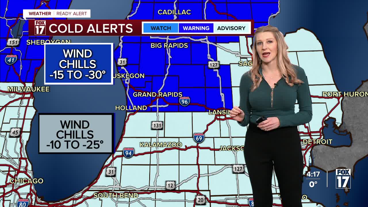 Friday PM forecast: Near record cold, dangerous wind chills