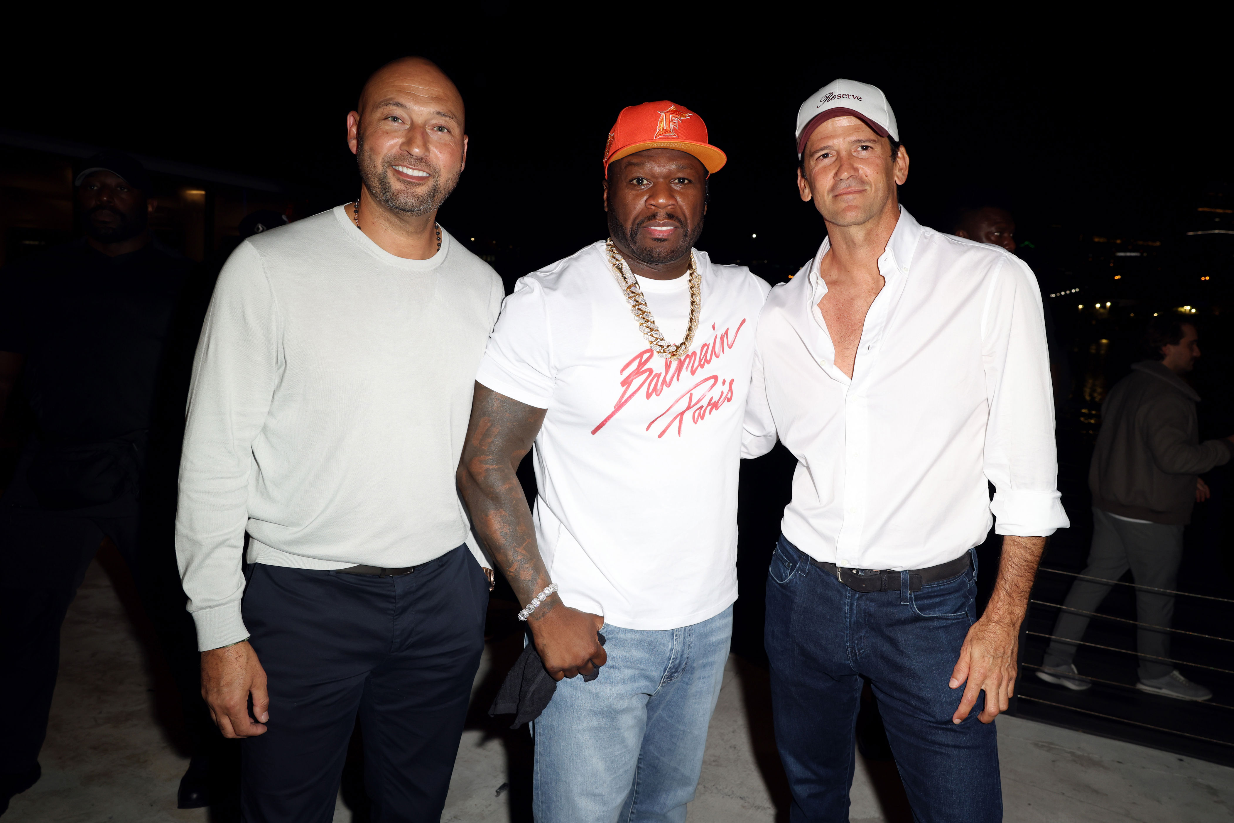 Derek Jeter and 50 Cent bring the NYC energy to Miami at starry padel ...