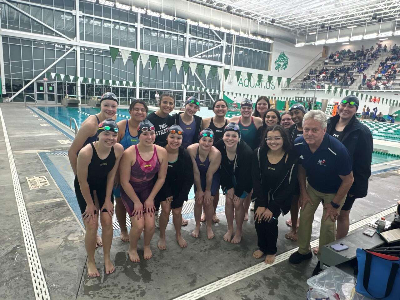 YWLA swim and dive captures second straight district title