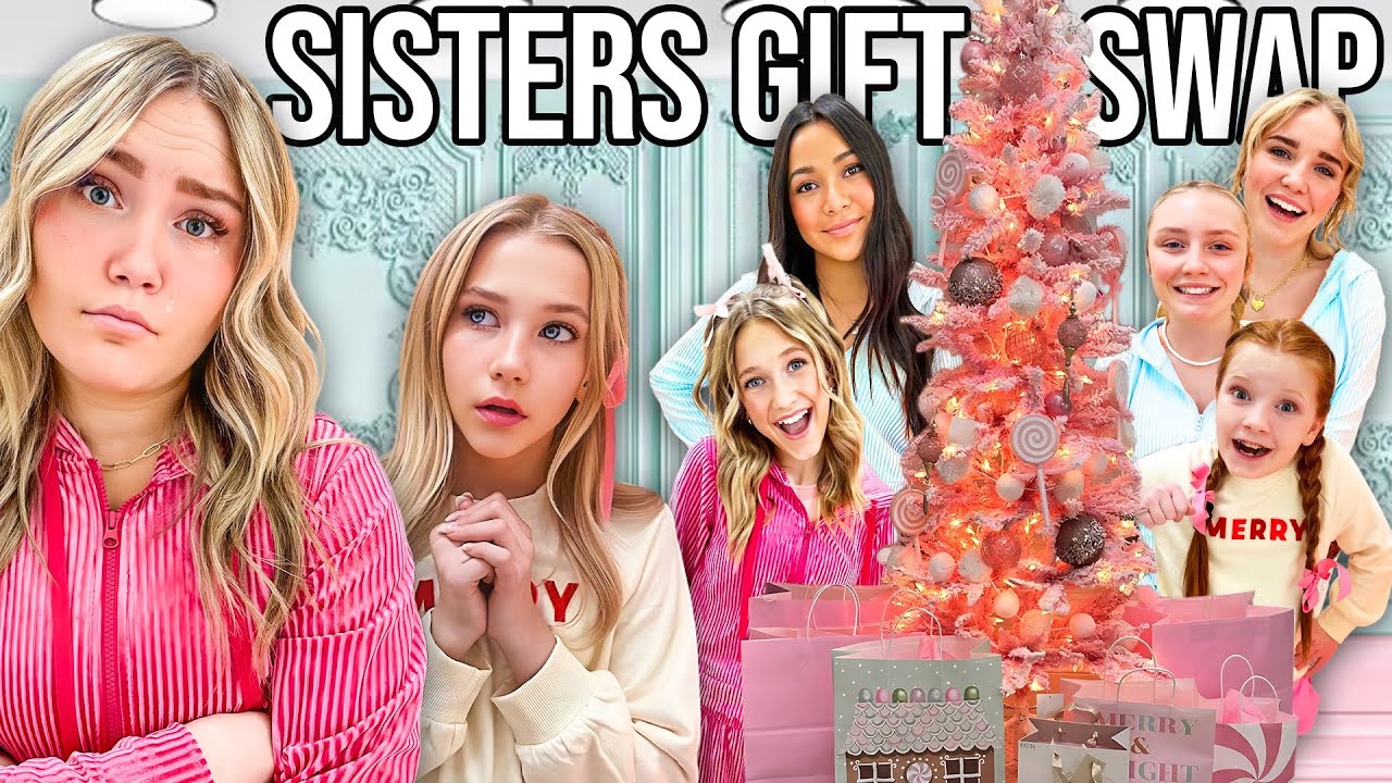 Secret sibling gift exchange w/ 7 sisters! *Emotional* 🎀
