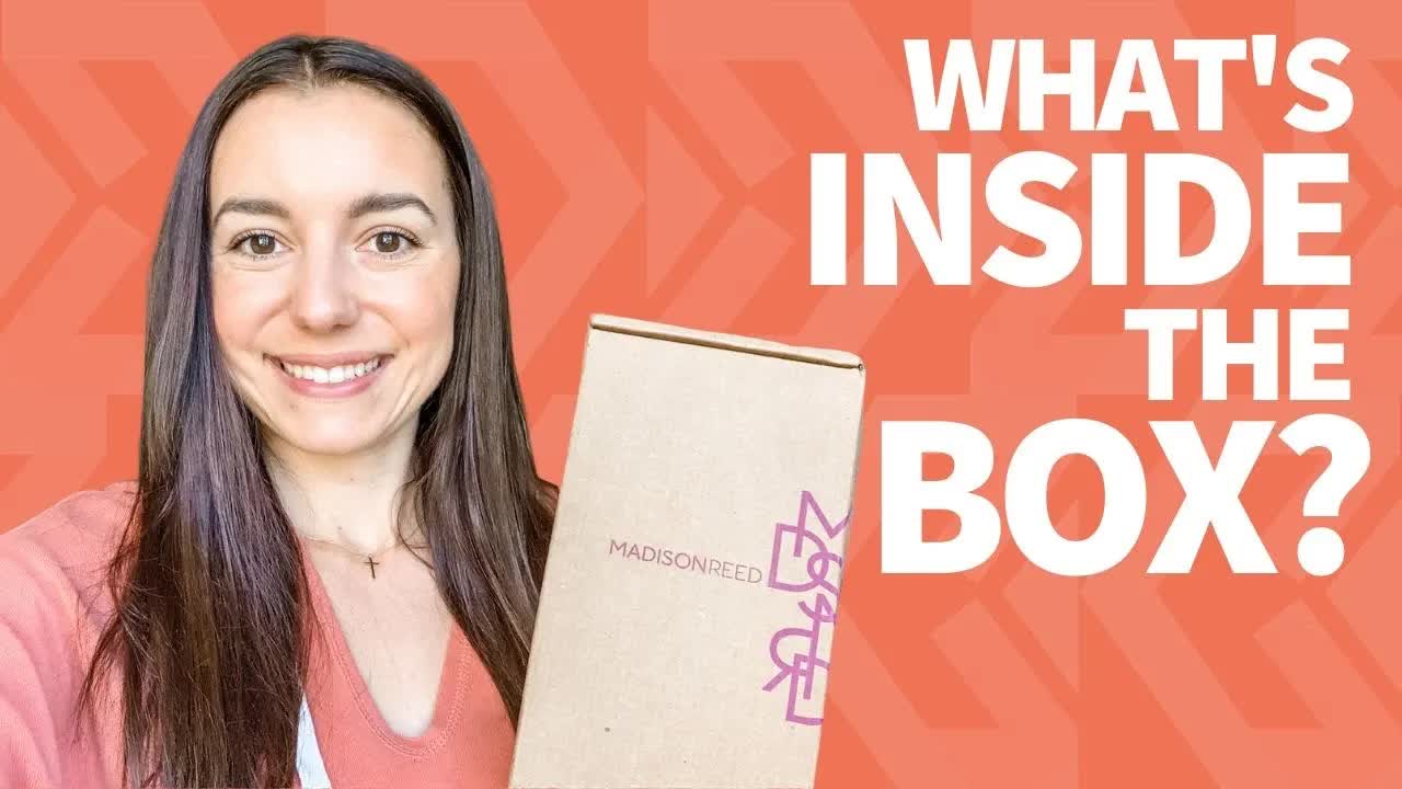 Madison Reed at home hair color unboxing