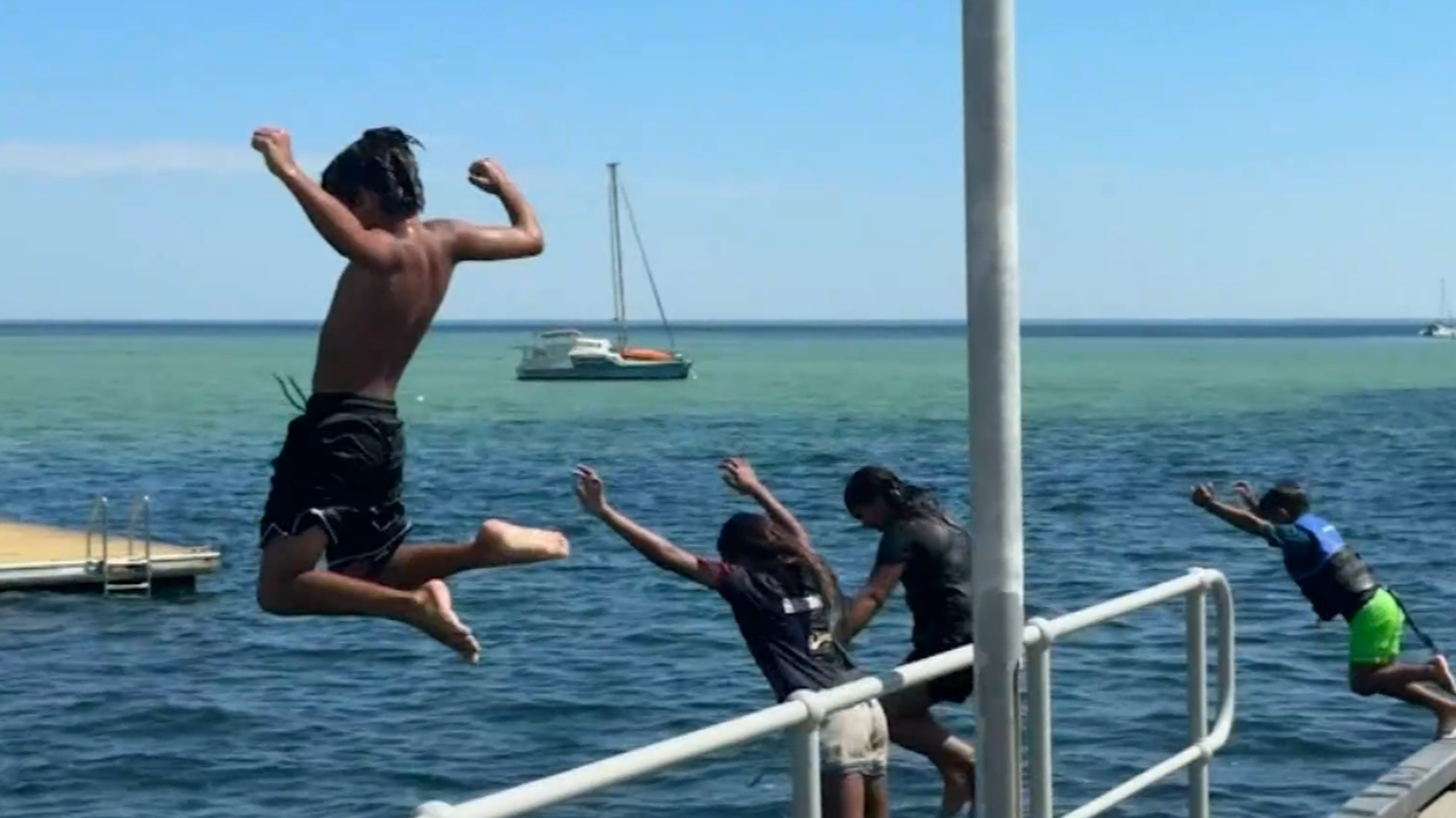 Brutal heat as temperatures near 50 degrees