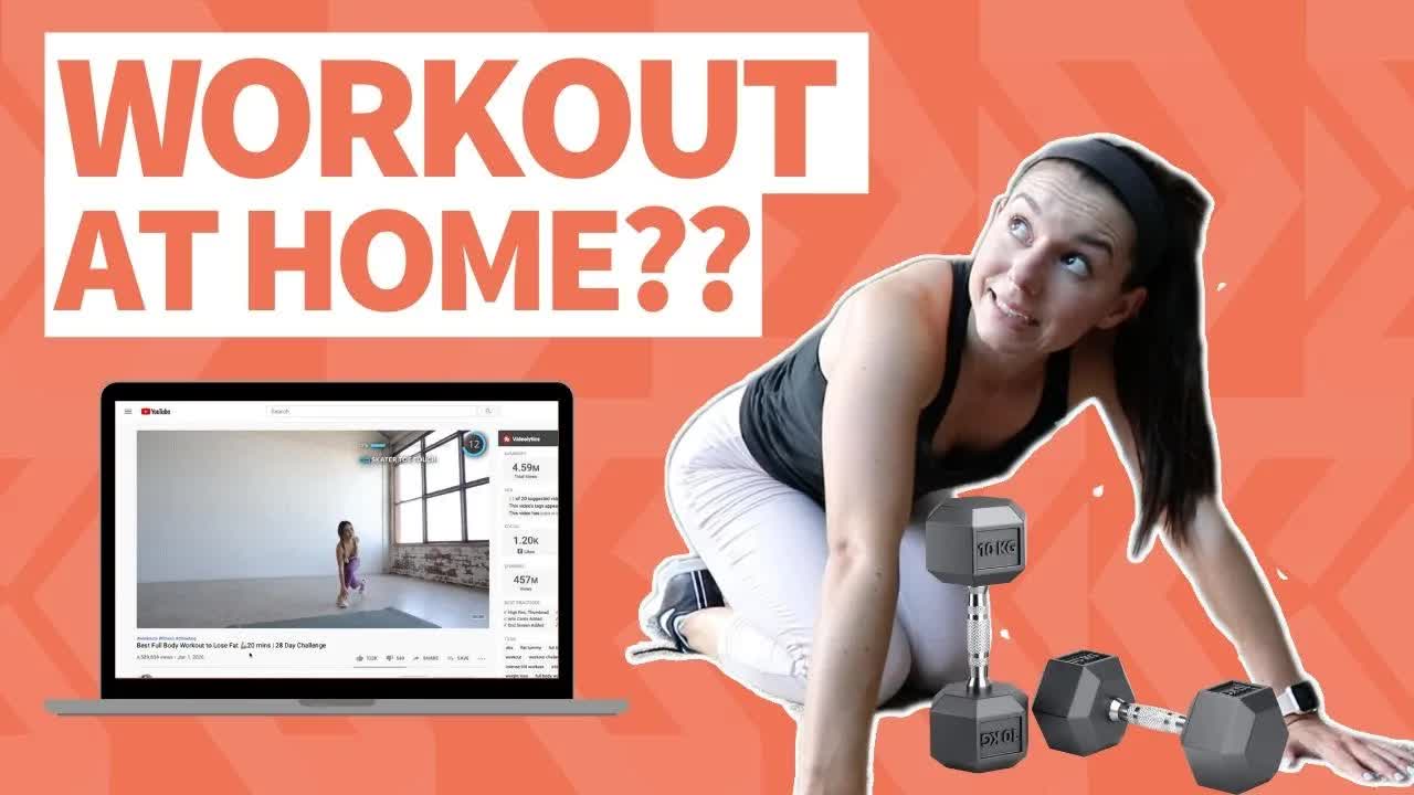 I tried at home workouts for a week (save money - workout at home!)