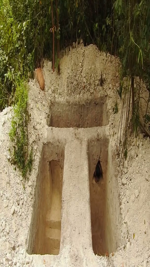 Building a stunning underground twin pool house: Fish, ducks, and eco ...