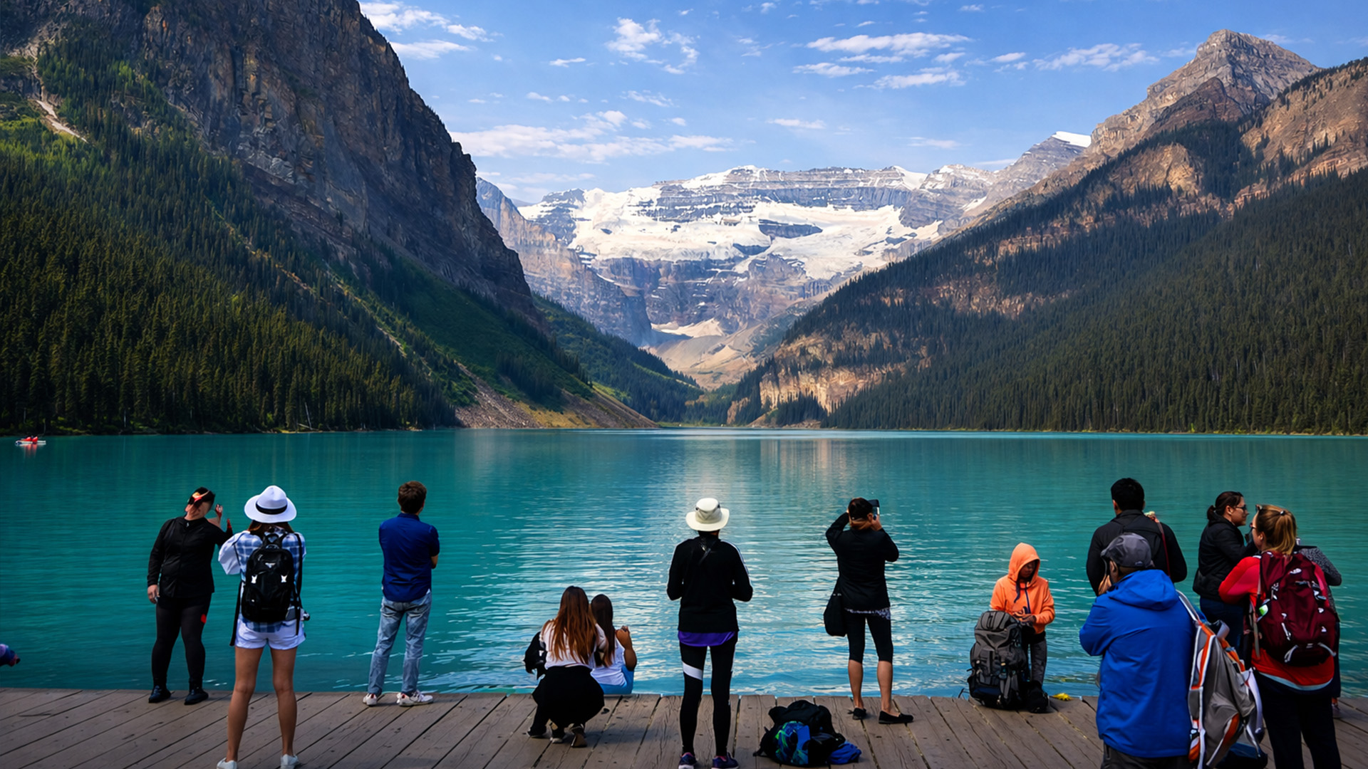 Exploring Banff National Park Canada alpine landscapes (4K)