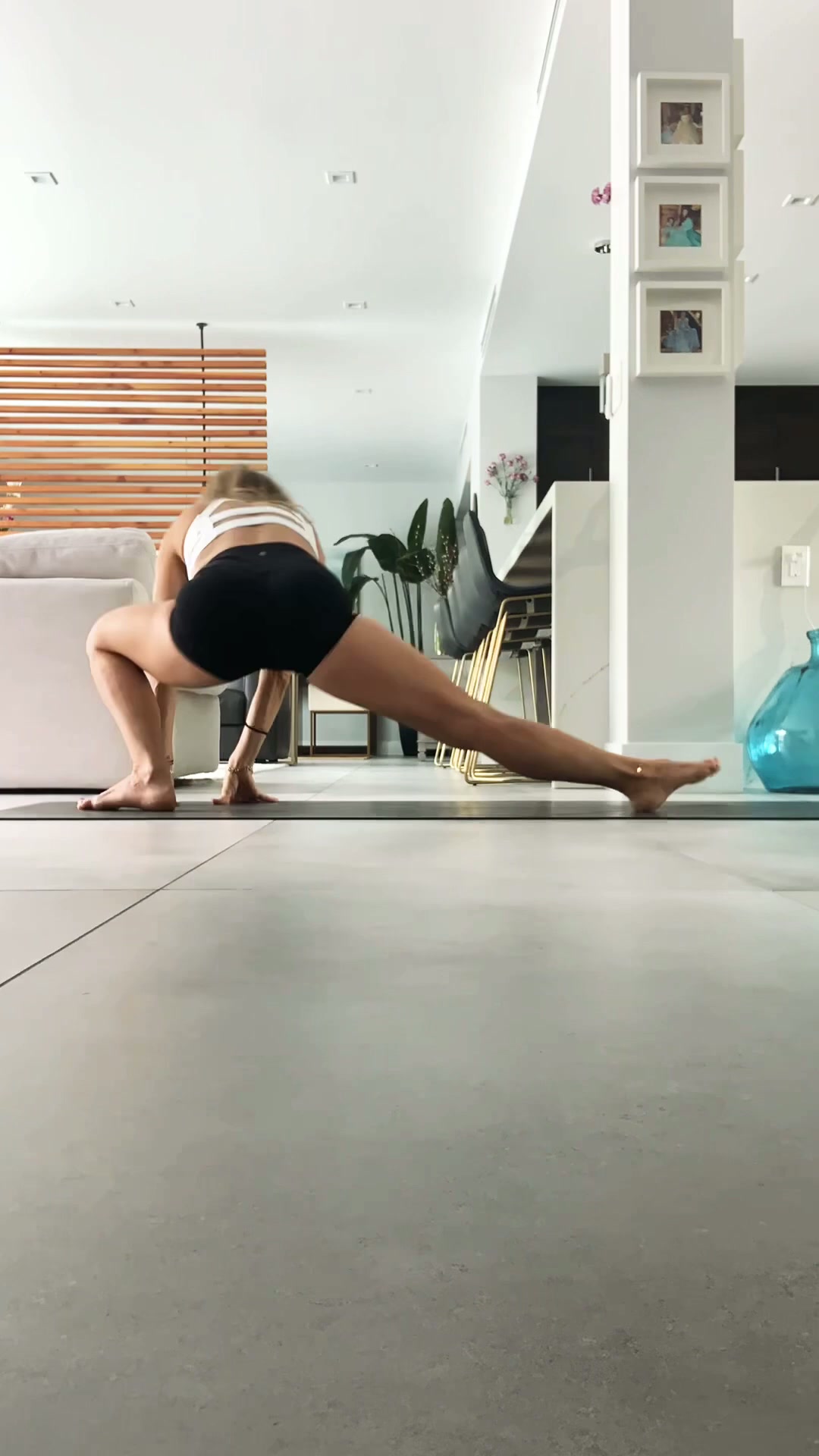 Yoga flow. Teacher for all ages & body types #yoga #viral #fitover40 # ...