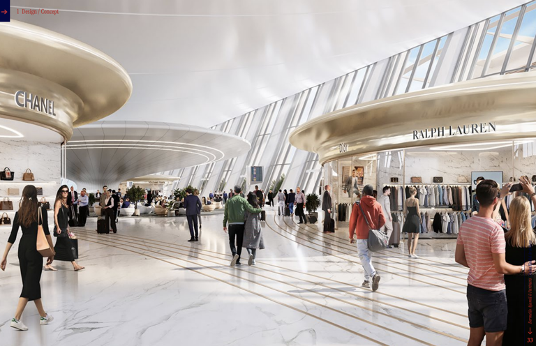 Design proposals for Dulles overhaul include "Donald J Trump Terminal"