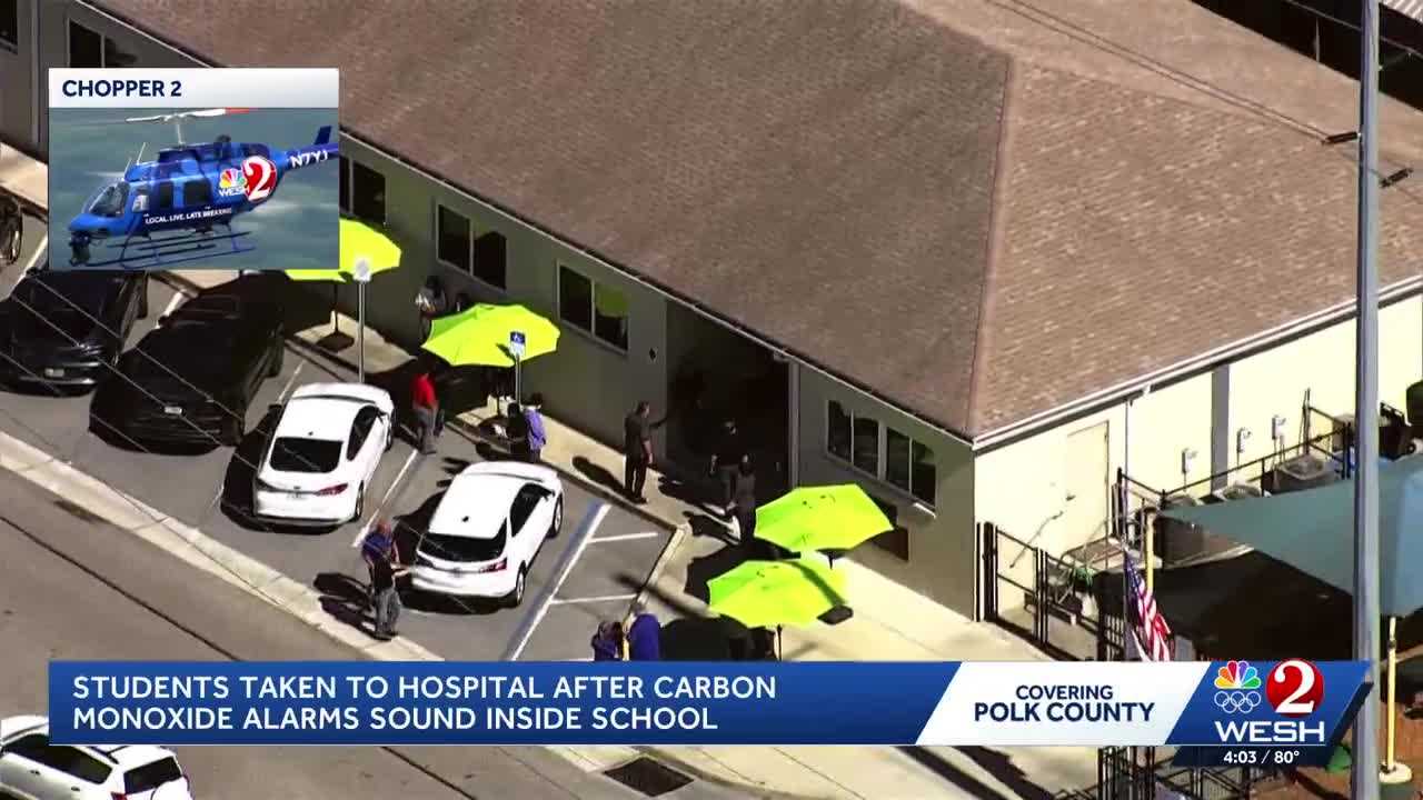 22 students at Florida school taken to hospital after carbon monoxide scare
