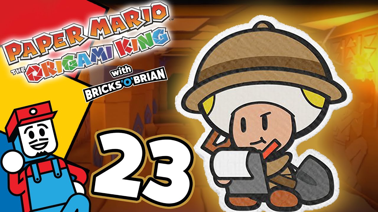 Digging into the disco tomb - Paper Mario Origami King with Bricks 'O ...