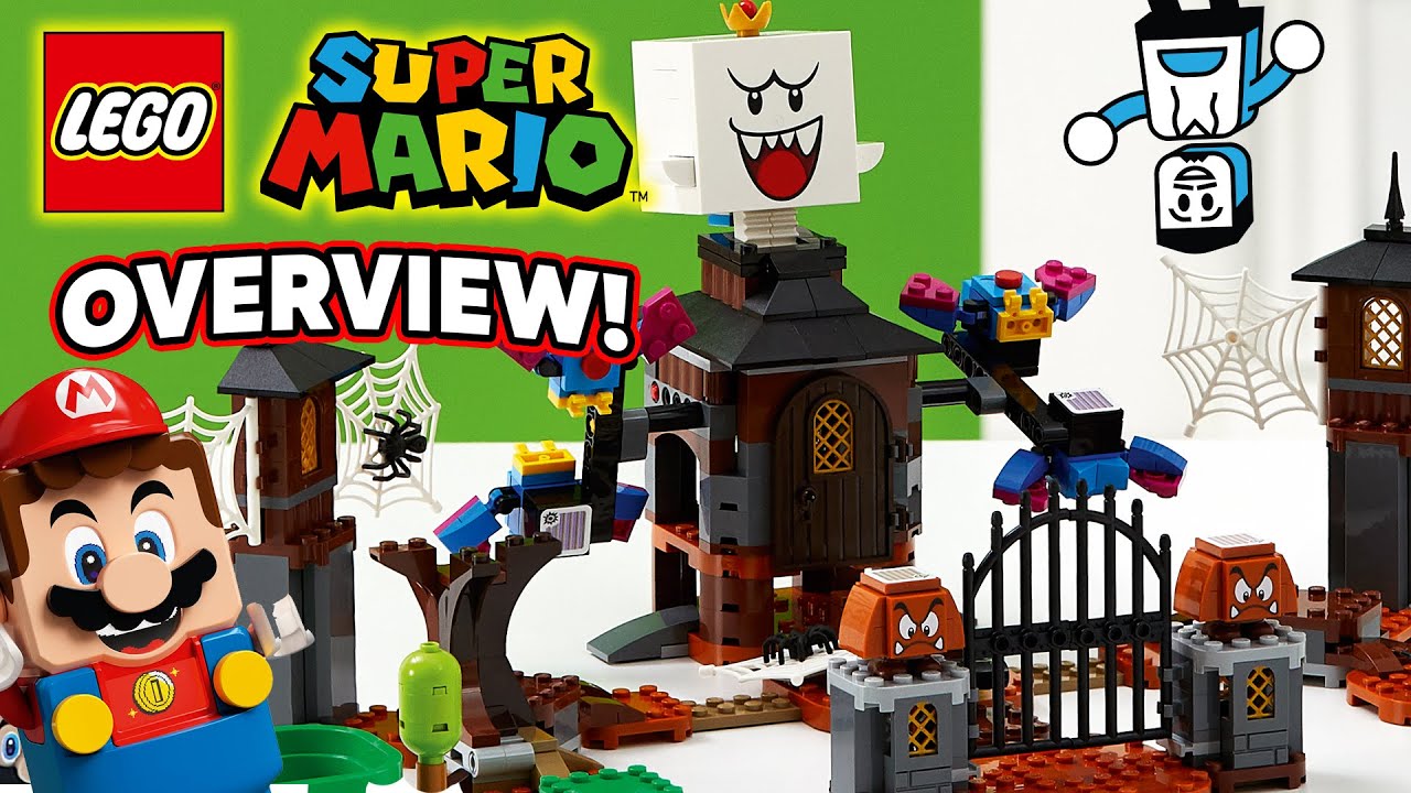 King Boo and the haunted yard (71377) LEGO Super Mario overview!