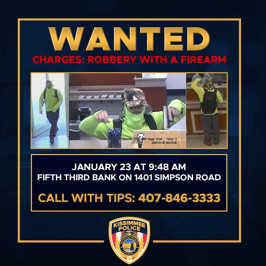 Kissimmee police seek help identifying armed robbery suspect