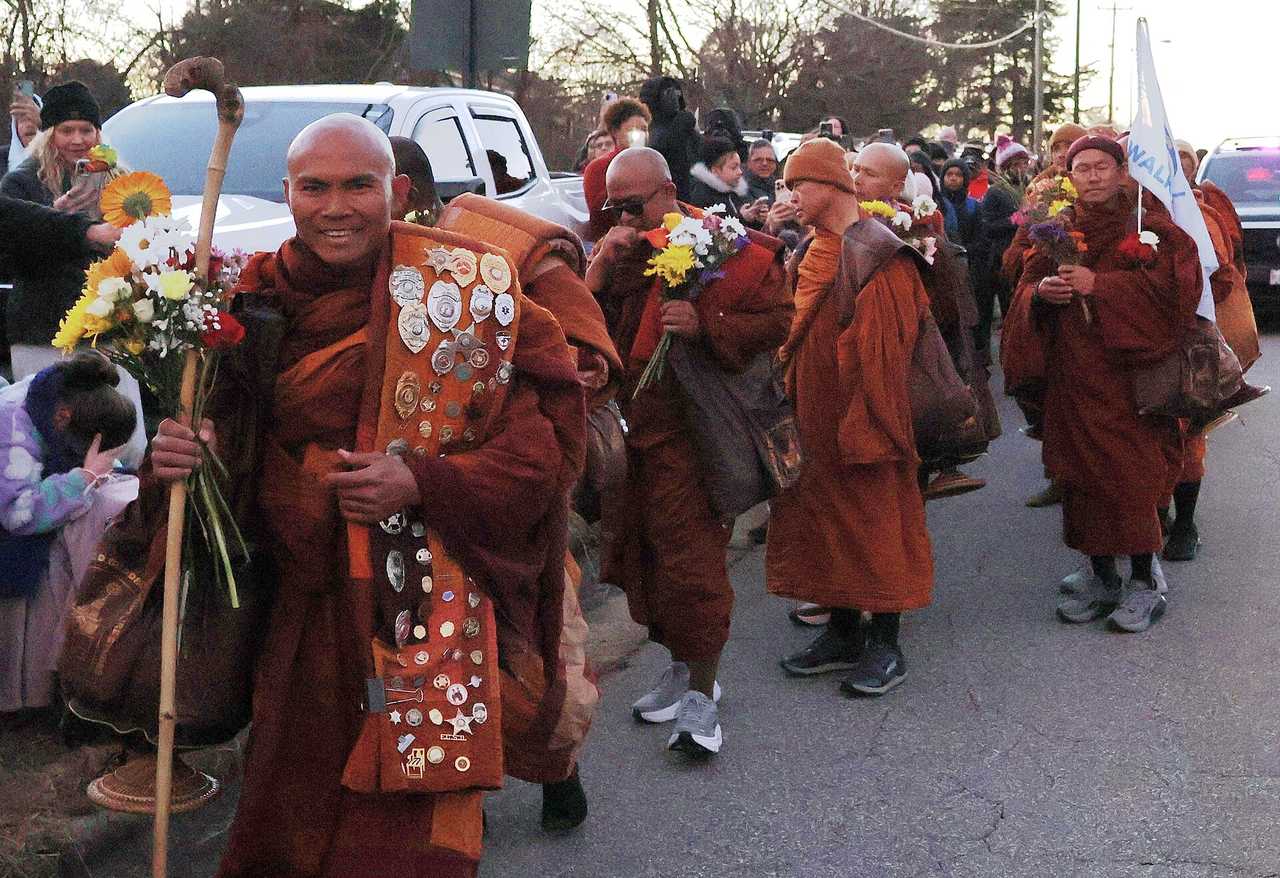 Walk for peace set to pass through Northern Virginia as Buddhist monks ...