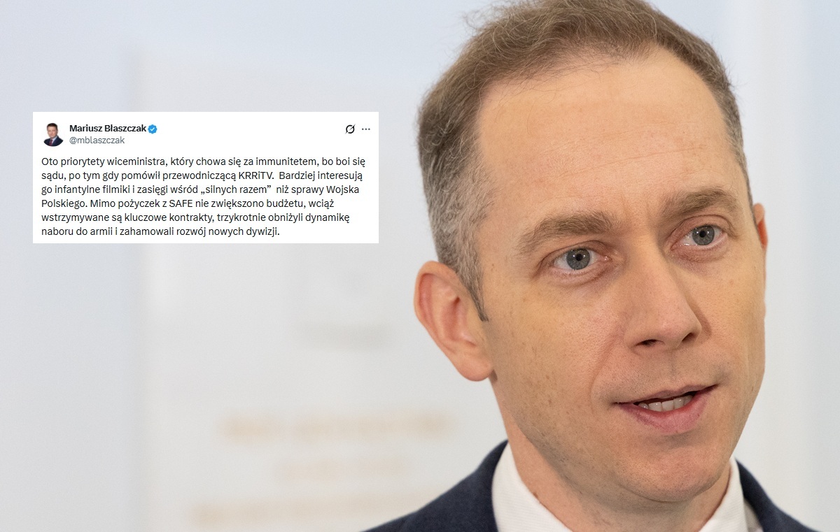 Tomczyk znowu oskarża Glapiak o kradzież. Błaszczak mocno