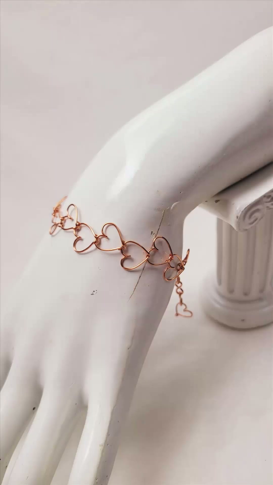 Heart chain bracelet 💖 endless love | Simple | Earrings | Necklace #diy ...