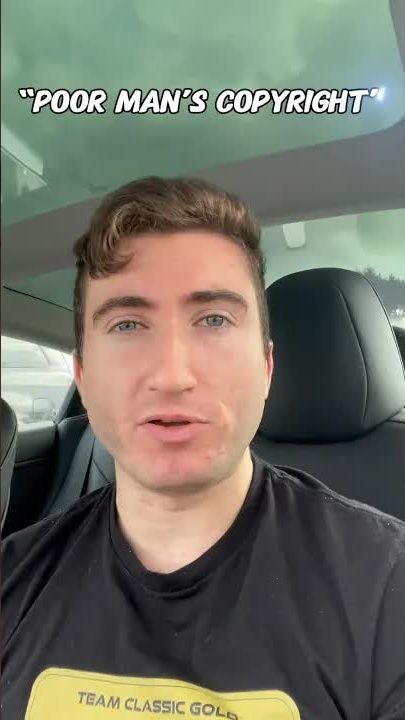 My dad invented the 'poor man's copyright'