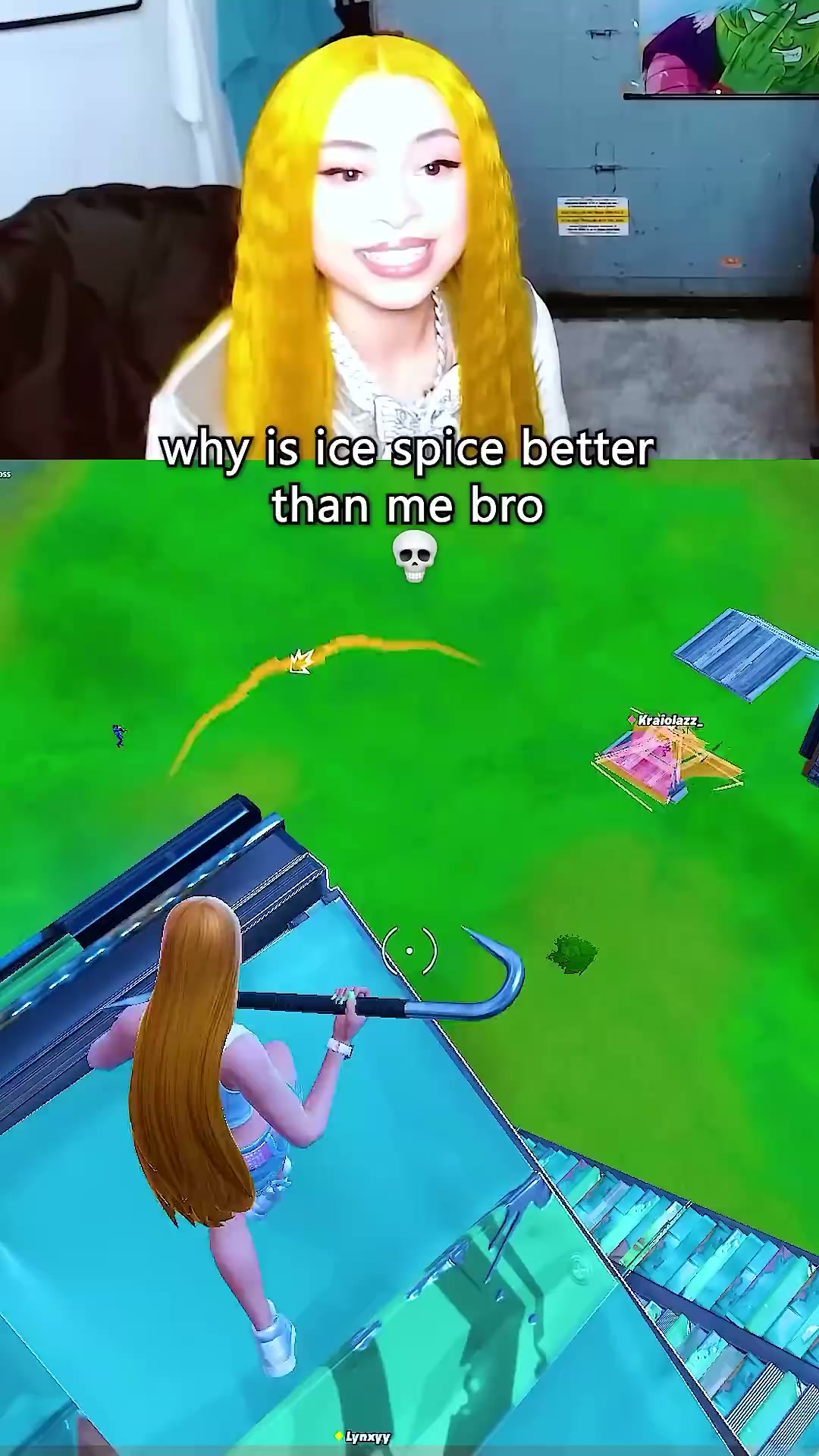 Ice Spice hit a crazy trickshot