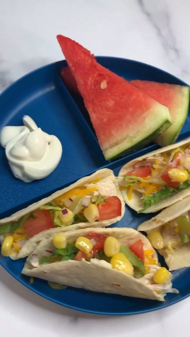 Mini tacos kids lunch fun and easy | #Shorts | Lunch box ideas for kids
