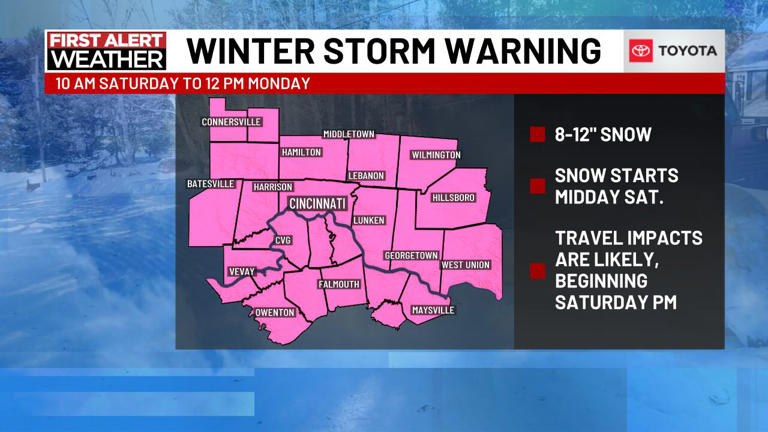 First alert weather: Tri-State braces for at least 8 inches of snow