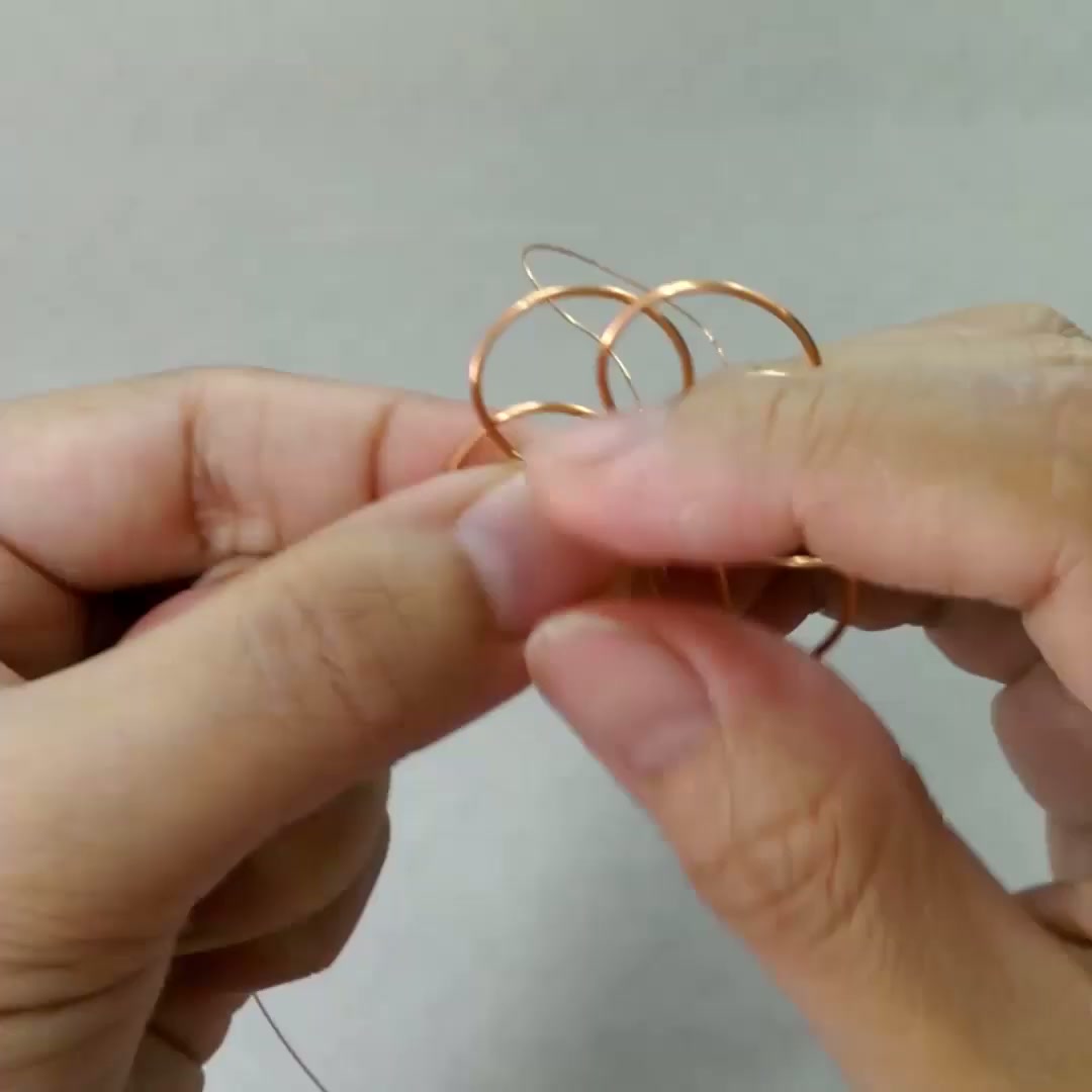 Flower | pendant | simple jewelry making | copper wire @LanAnhHandmade ...