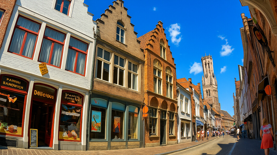 Walking through Bruges’ perfectly preserved medieval old town