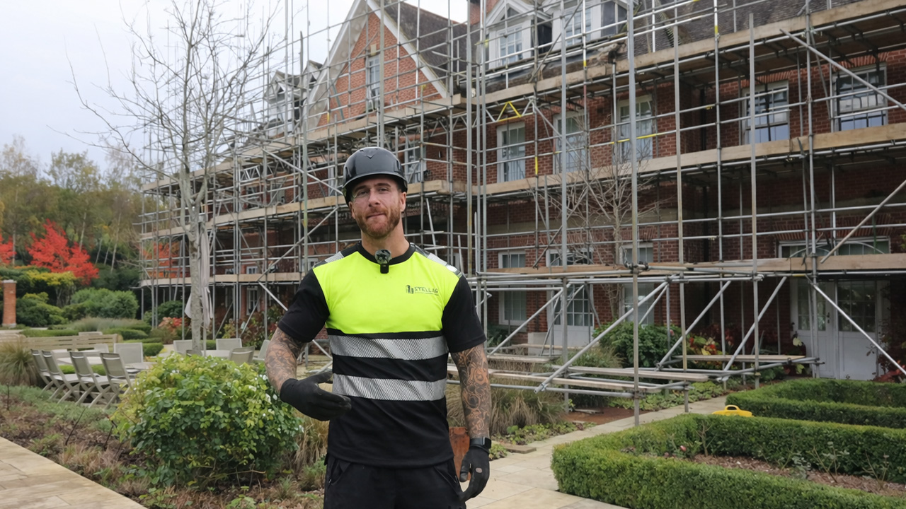 Building a massive temporary roof